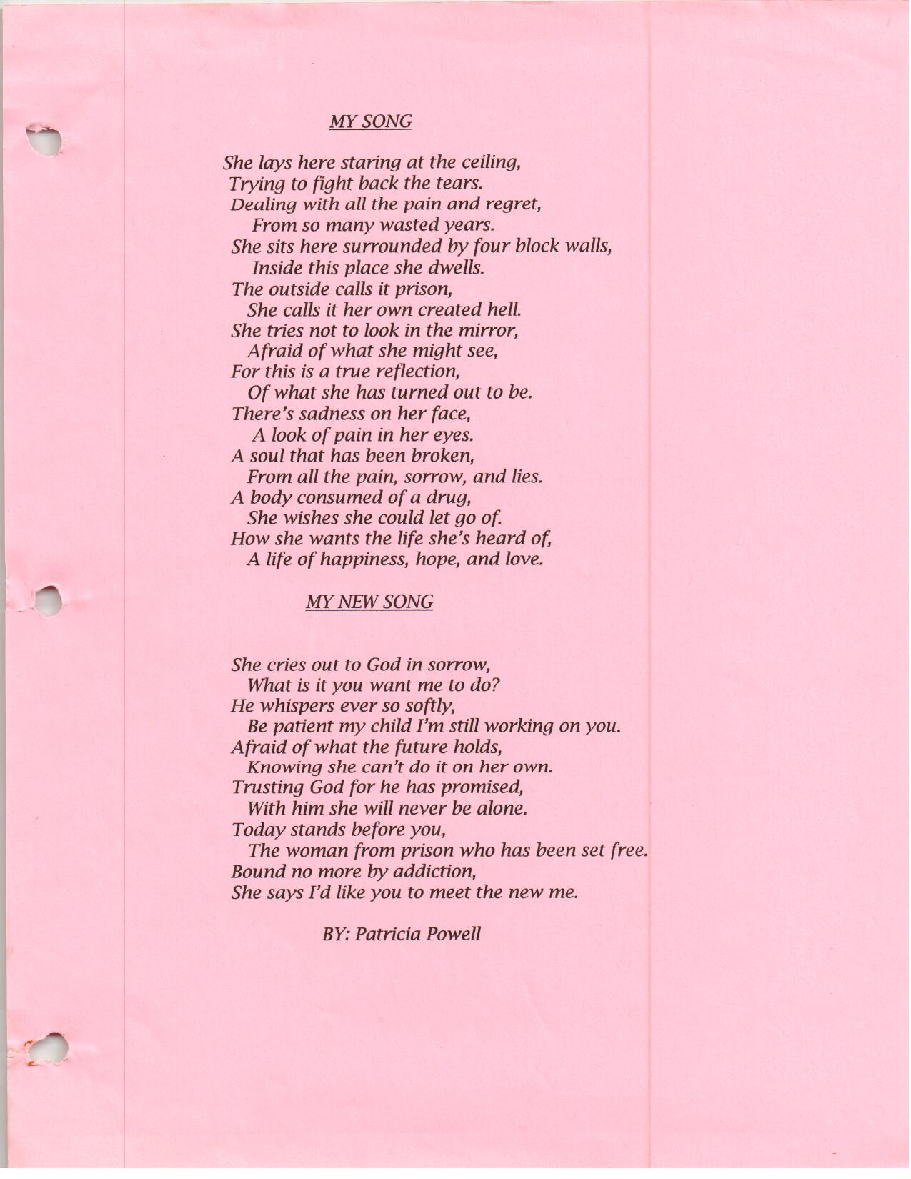 16 – Poem Message – Alabama Department of Mental Health